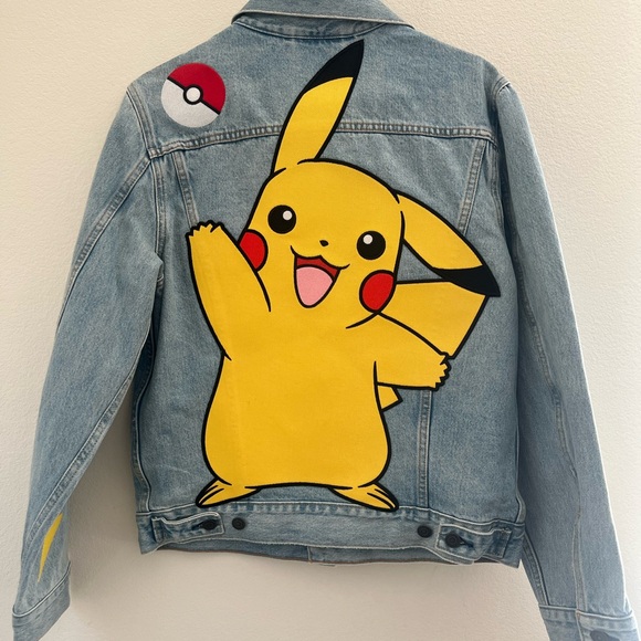 Levi's | Jackets & Coats | Levis X Pokemon 25th Anniversary Embroidered ...
